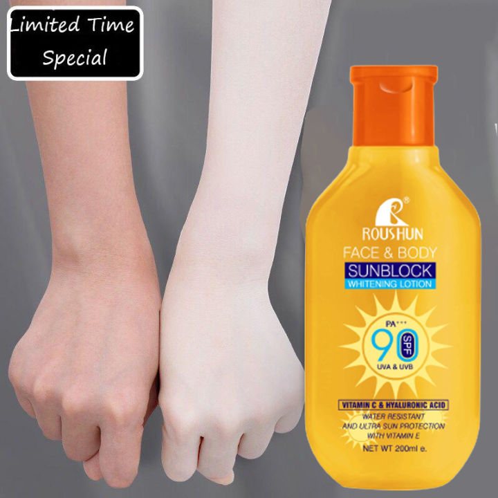DEVNEN 200ML SUNBLOCK LOTION SPF90+ Sunscreen Whitening Sun Cream ...
