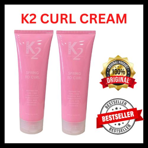 K2 PROFESSIONAL CURL CREAM 250ML SPRING TO CURL CREAM 增强紧卷头发 | Lazada