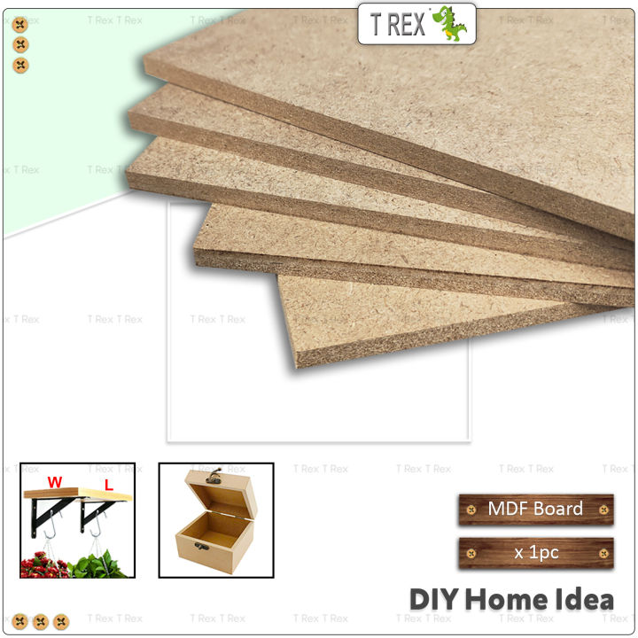 T Rex DIY MDF Wood Board / Wall Shelve Cabinet Book Shelf Furniture ...