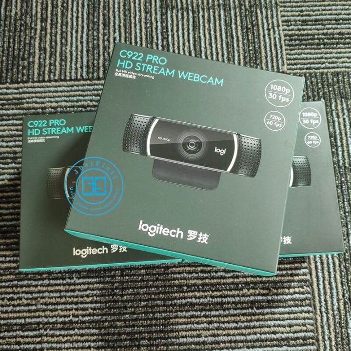 Logitech C922 Pro Autofocus Webcam With Microphone Streaming Video Web ...