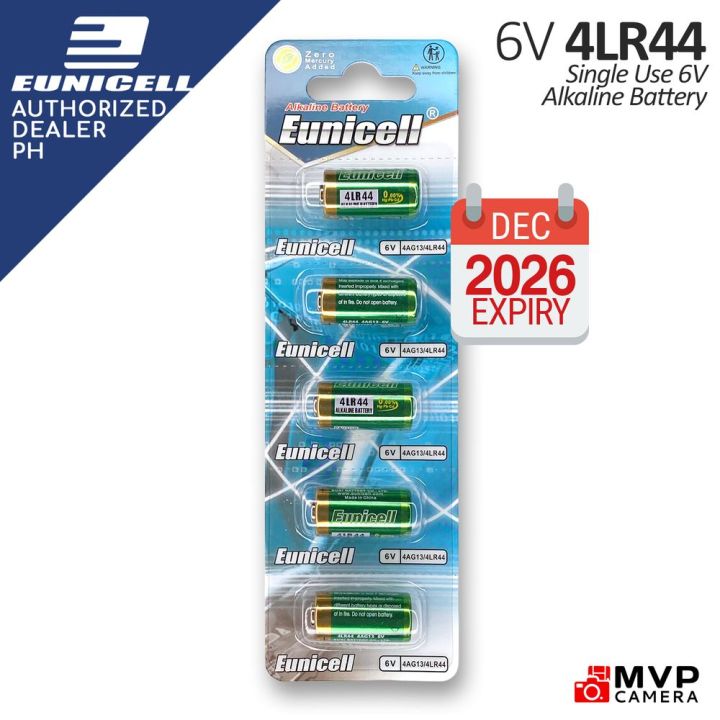 EUNICELL 4LR44 4A76 4G13 SR1154 4SR44 6V Alkaline Battery MVP CAMERA ...