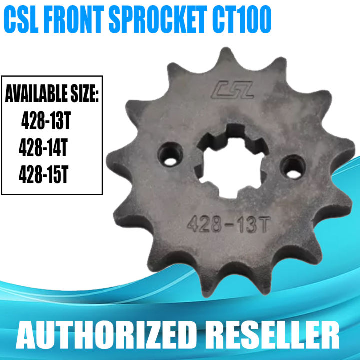 CSL Japan Quality Replacement Front Sprocket for Bajaj CT100 / CT 100 ...