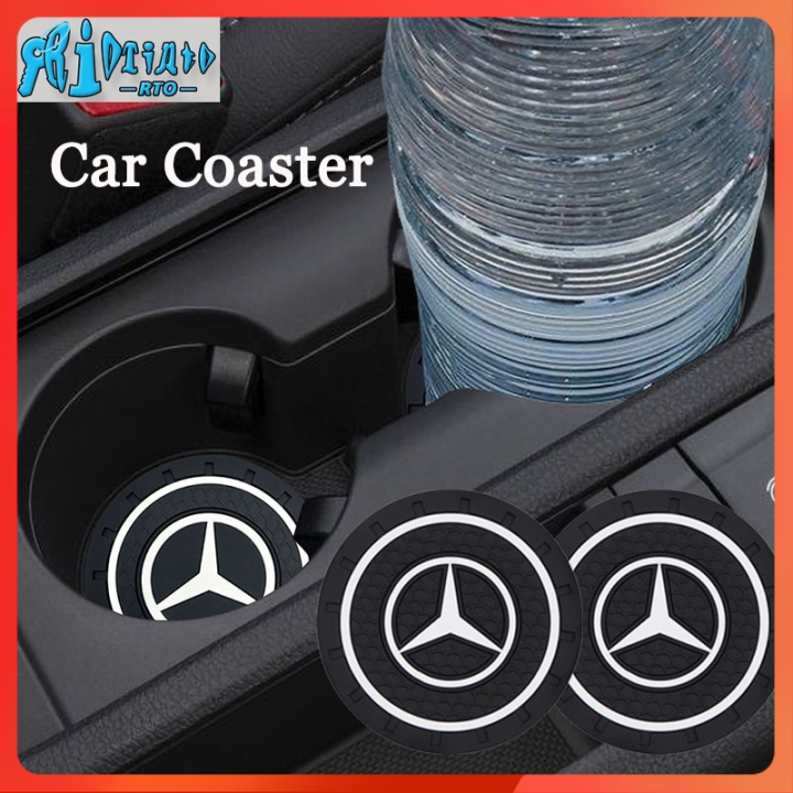 RTO [Ready Stock]Car Coaster Water Cup Bottle Holder Anti-slip Pad ...