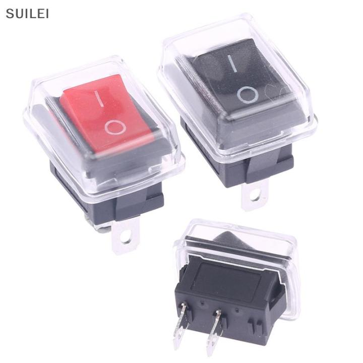 【Flash Sale】 5Pcs Push Button Mini Switch 2Pin On/Off Rocker Switch ...