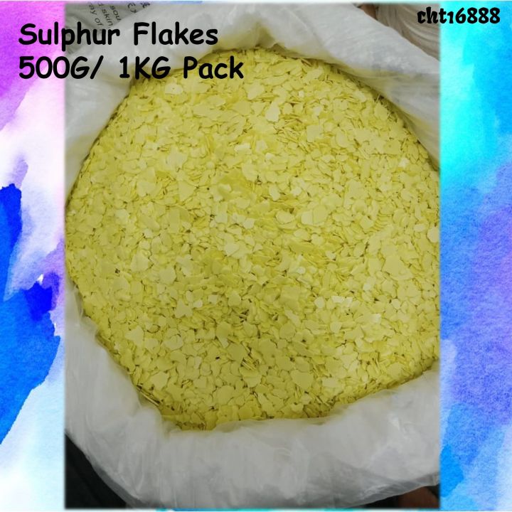 Sulphur Flakes Snake Repellent 500G / 1KG Pack Sulfur Belerang ...