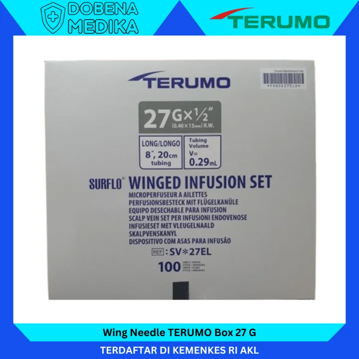 Terumo Wing Needle Set 27 G isi 100 | Lazada Indonesia