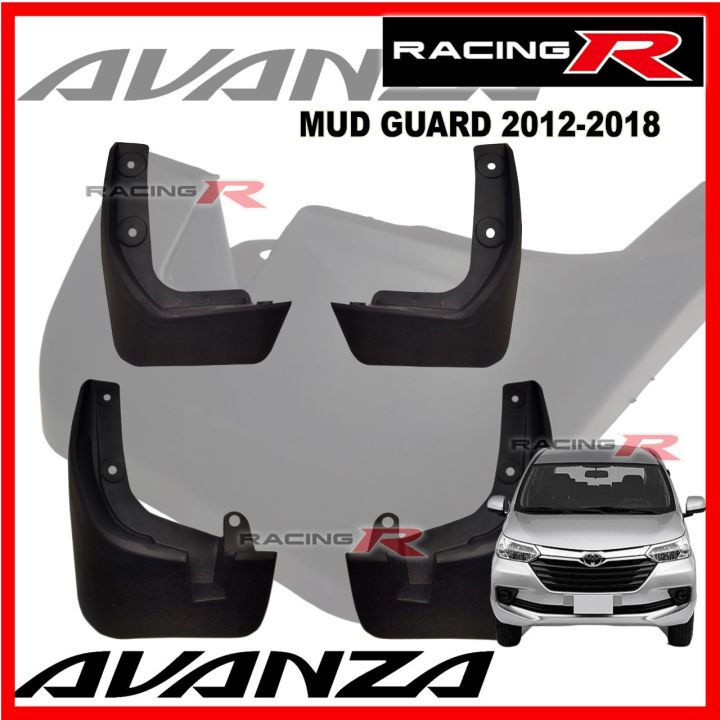 Toyota Avanza 2012 - 2018 Mud Guard Mud Flap ( mudguard ) ( mudflap ...
