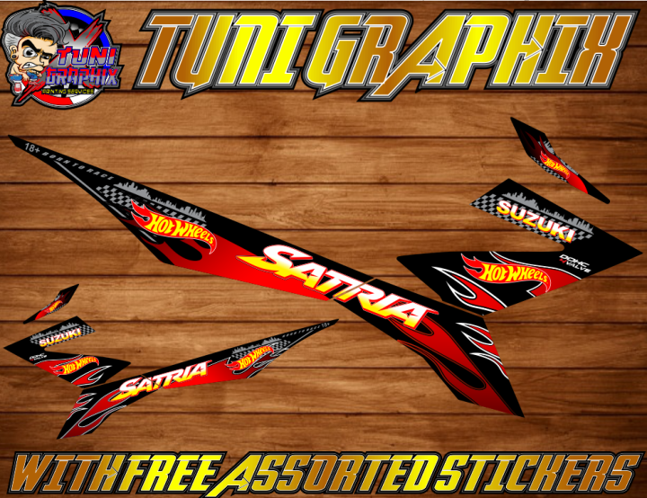 RAIDER 150 FI DECALS HOTWHEELS STICKER DECALS | Lazada PH