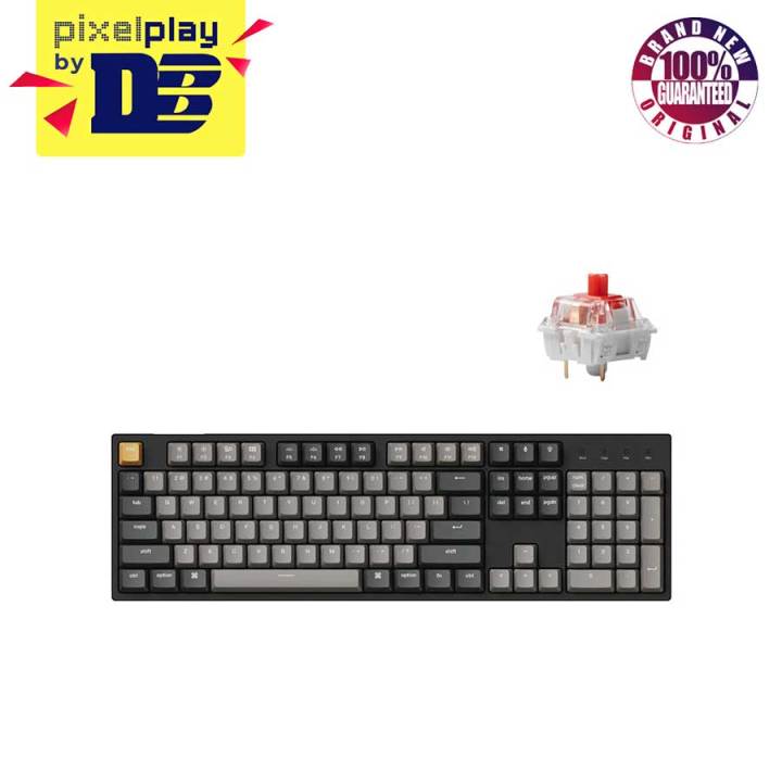 Keychron C2 Pro QMK/VIA White Backlight Full Size Wired Mechanical ...