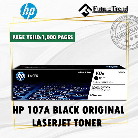 HP 107A 107a Black Original Laser Toner Cartridge | Lazada