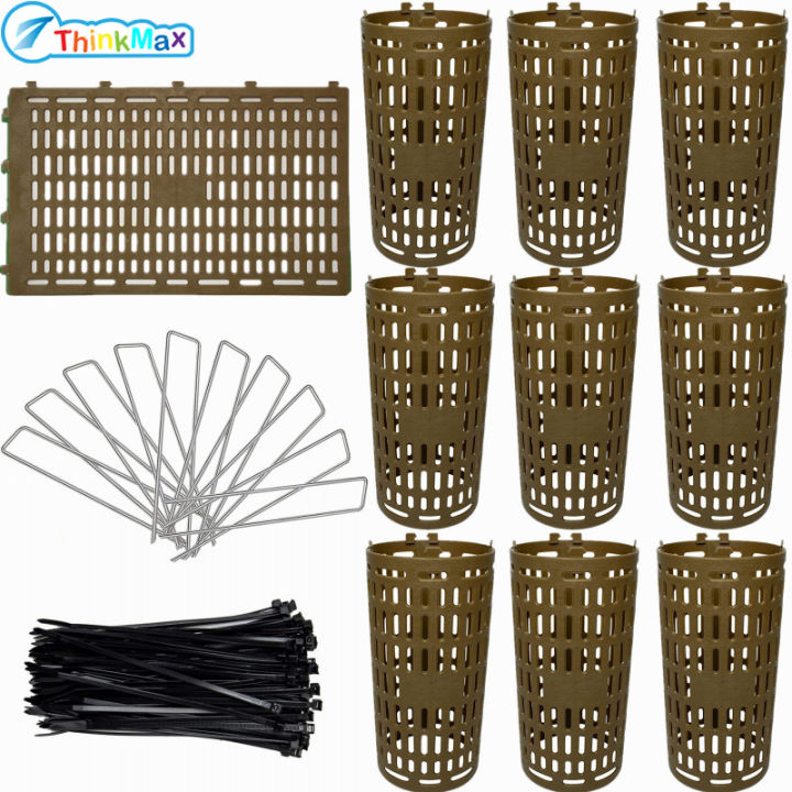 10pcs Adjustable Tree Trunk Protector Tree Tubes With Cable Ties U ...