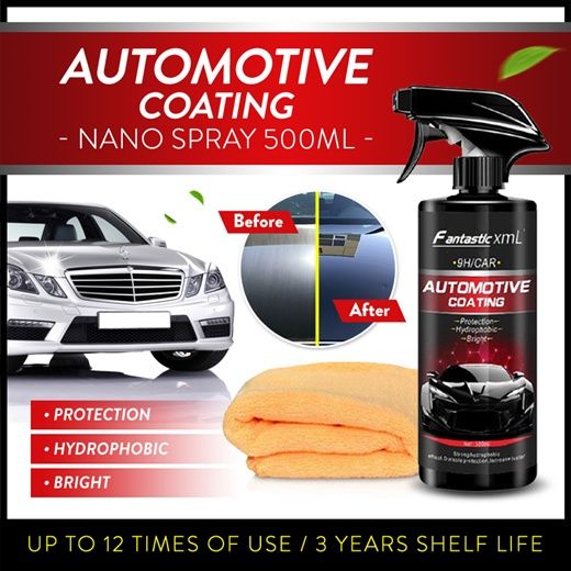 500ML Automotive Ceramic Nano Coating Liquid Coatin Nano Hydrophobic Layer Polishing Paint ...
