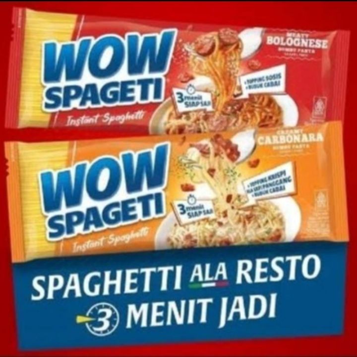 wow spageti MEATY BOLOGNESE CREAMY CARBONARA wow spaghetti ala resto 3 ...