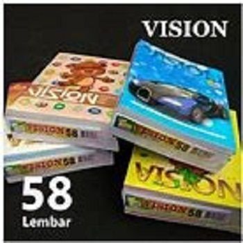 Buku VISION 58 per PAK (isi 10 pcs) | Lazada Indonesia