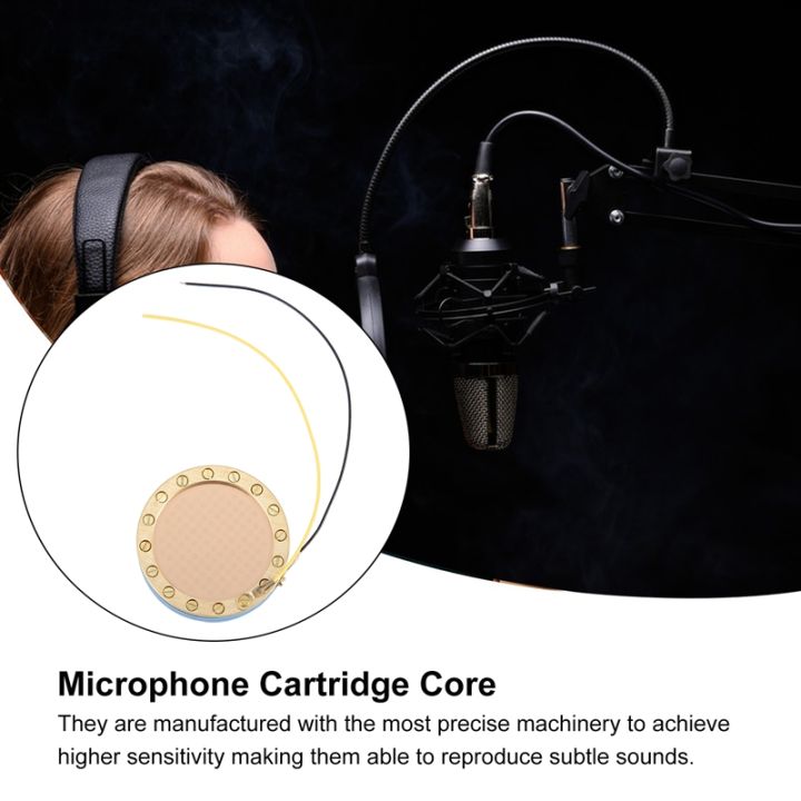 34mm Large Diaphragm Microphone Core Recording Condenser Mic Capsule ...