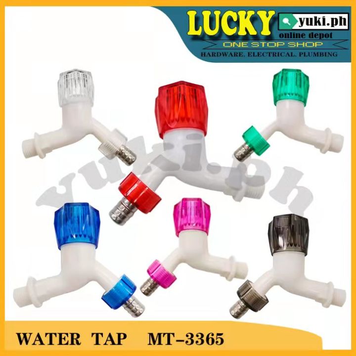 MMT MT-3365 PVC WATER TAP FAUCET CROWN TYPE HANDLE W/ BIBB | Lazada PH