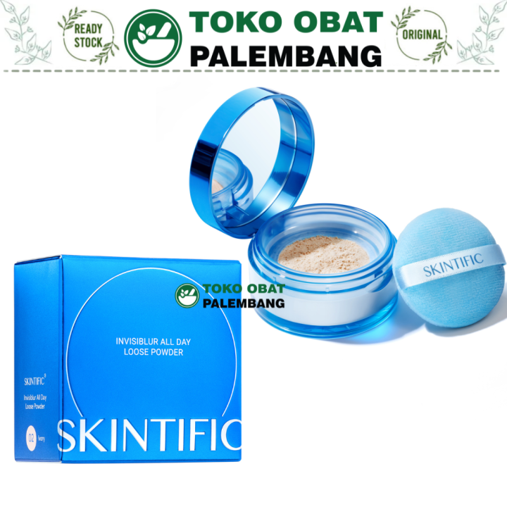 SKINTIFIC INVISIBLUR ALL DAY LOOSE POWDER BEDAK TABUR SOFT FOCUS ...