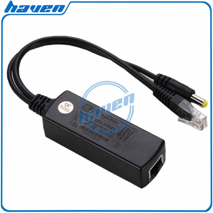 POE SPLITTER 48V to 12V,2A FOR IP CAMERA / POE SWITCH CCTV | Lazada ...