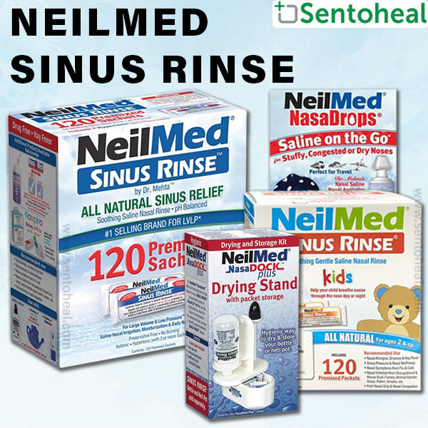 Neilmed Sinus Rinse - Nasal Wash/ Kids/ Drying Stand/ Wound Wash ...