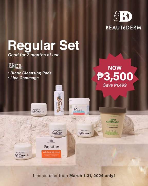 Beautederm Regular Set with Freebies | Lazada PH