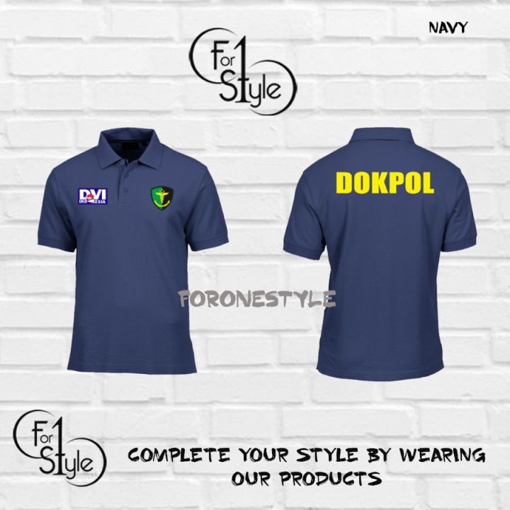 PoloShirt - DVI - DOKPOL DOKKES KEDOKTERAN DAN KESEHATAN | Lazada Indonesia