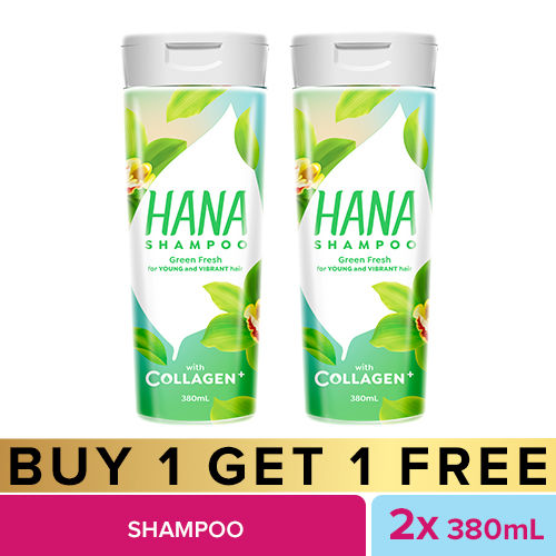 Hana Shampoo Green Fresh 2x380ml | Lazada PH