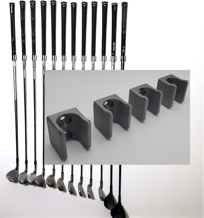 Golf Club Organize Holder, Wall Display, Wall Hanger, Rack, Mount [15 ...