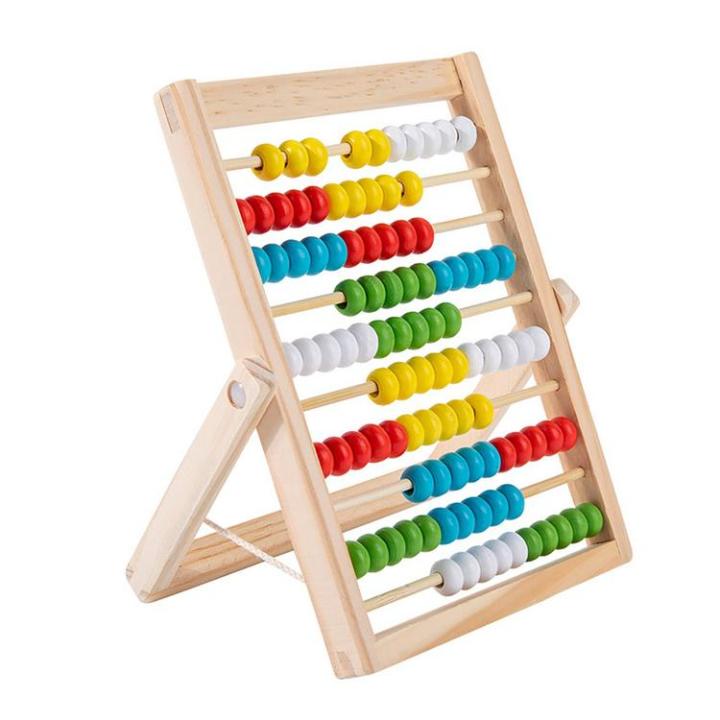 Abacus for Kids Math Classic Montessori Counting Frame Toy Educational ...