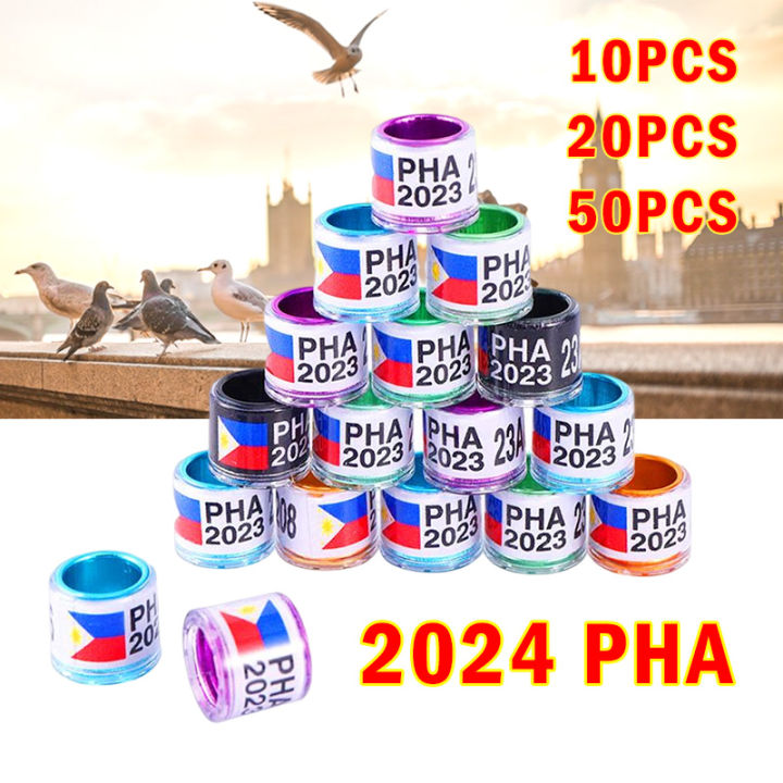 10/20/50Pcs PHA Pigeon Ring 2024 sing sing ng kalapati 2024 Oval Dove ...