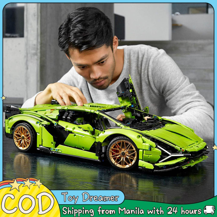 Lamborghini Block Building Sets Compatible-Lego 1:14 Purple Moon ...