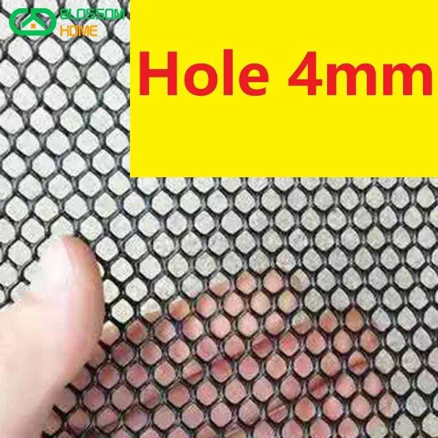Black Plastic Mesh Balcony Protection Net Small Hole Sealing Window To Prevent Cats From Falling ...