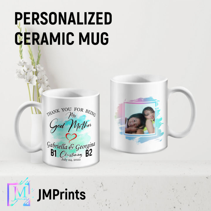 Customized/Personalized Ceramic White Mug - Sublimation Process | Lazada PH