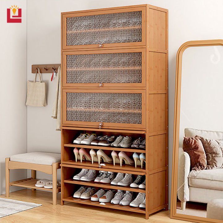 YONUO nhà mới cửa ra vào giày Công cụ lưu trữ tầng tủ giày không gian tỉnh lối vào tủ giày giá ...