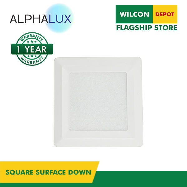 ALPHALUX 6W 6500K Daylight Sunflower Led Surface Downlight Square L-DL ...