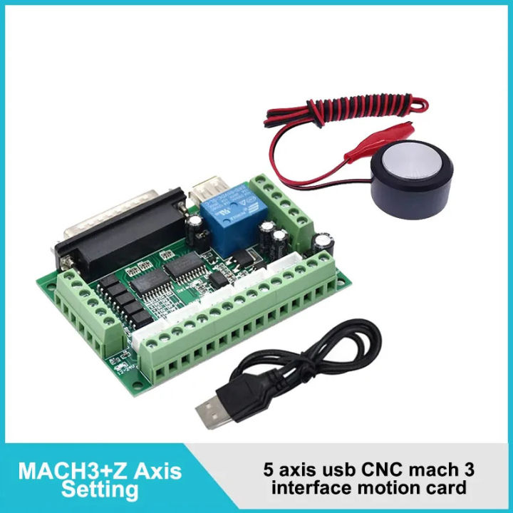 Mach3 Cnc Controller 5แกน Usb CNC Mach 3อินเทอร์เฟซ Motion Card ...