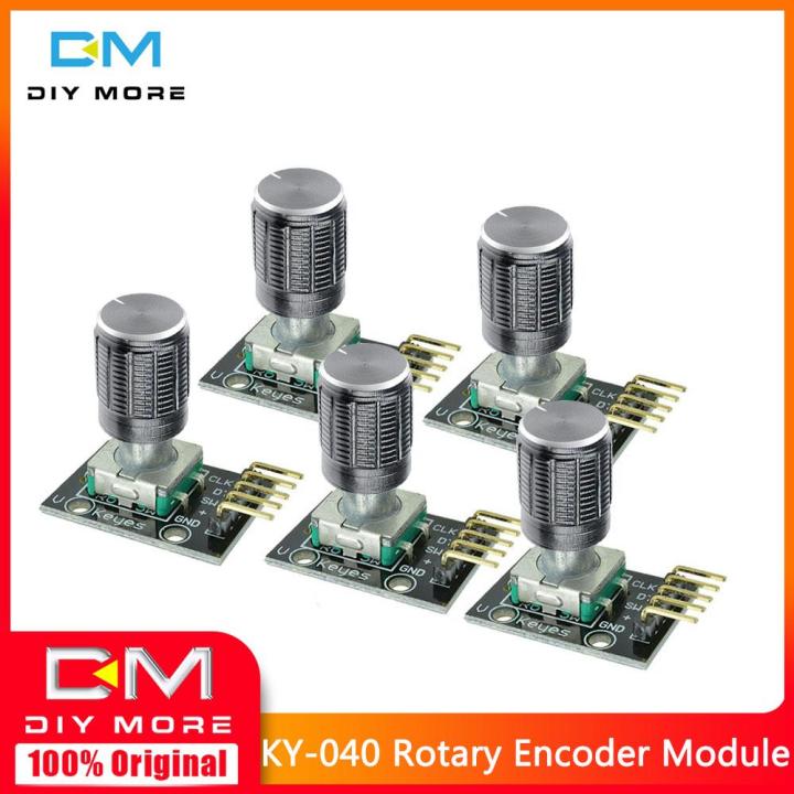 Original Diymore Arduino 5PCS/Lot KY-040 Rotary Encoder Module with ...