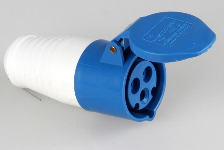 CEE 213 16A 3 PIN INDUSTRIAL CONNECTOR SOCKET (BLUE) IP44 | Lazada