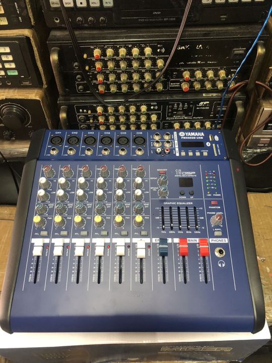 6 channel powered mixer YAMAHA PMX602D-USB channel mixer with high ...