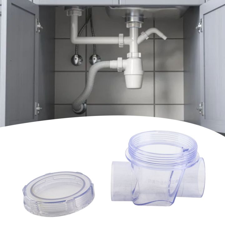 Generic PVC Check Valve Toilet Backwater Backflow Prevention Inline One ...