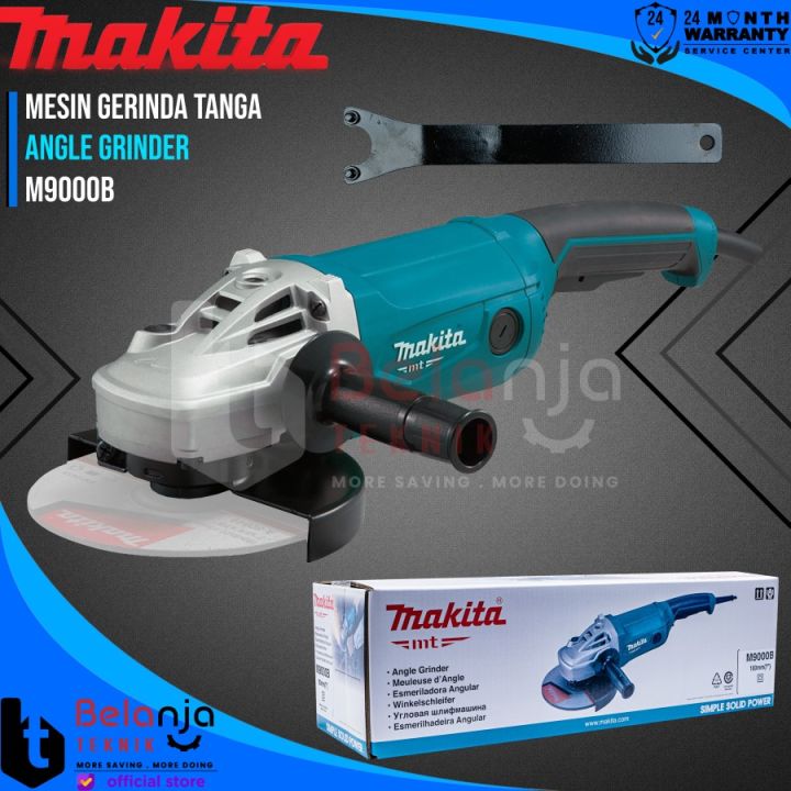 Makita Mesin Gerinda Tangan Listrik M9000B Angle Grinder 7" Inch 2000W | Lazada Indonesia