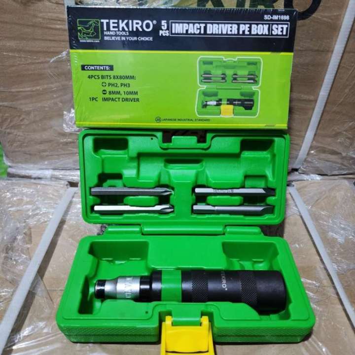TEKIRO OBENG KETOK 5 PCS BOX PE / OBENG KETOK 5 PCS BOX / ALAT PERKAKAS ...