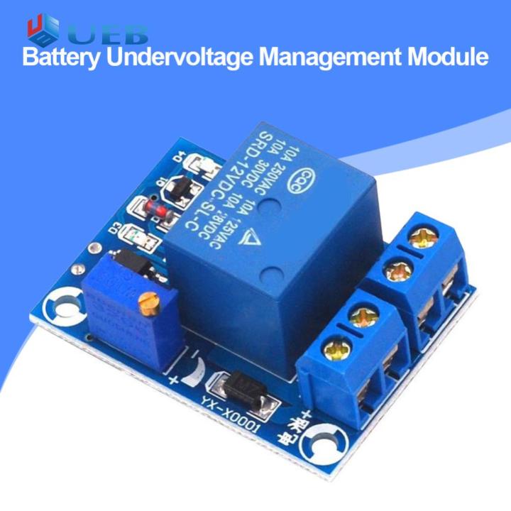 12V Battery Low Voltage Cut off Switch Recovery Module Charging ...