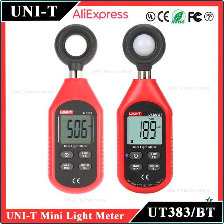 [uohua] UNI-T UT383 UT383BT Mini Light Meter Digital Professional ...