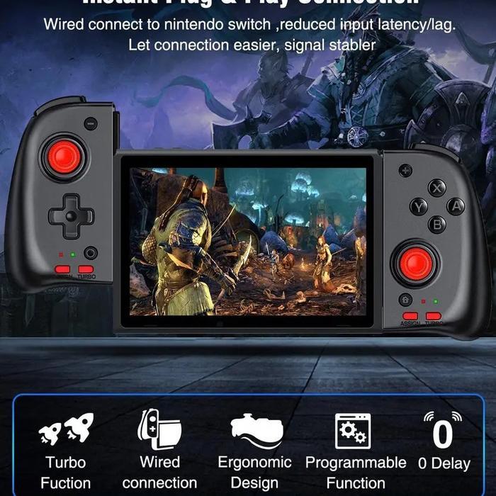 DOBE CONTROLLER JOYCON NINTENDO SWITCH OLED V1 V2 / CONTROLLER SPLIT ...