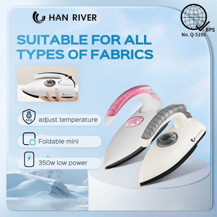 HAN RIVER Flat Iron 400W Dry Iron Foldable Travel Iron | Lazada PH