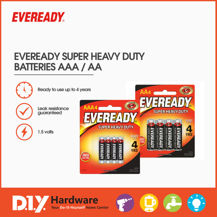 Eveready Super Heavy Duty Batteries AAA/AA | Lazada PH