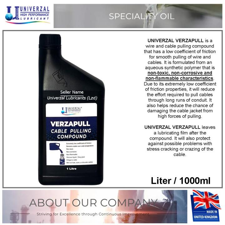 Wire Pulling Compound Cable Pulling Compound LITER 1000ml Wire Pulling ...