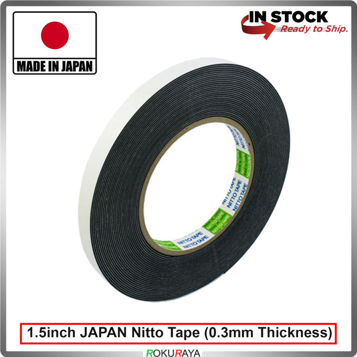 [MADE IN JAPAN] 1.5inch Nitto Double Sided Tape Heavy Duty 0.3mm ...