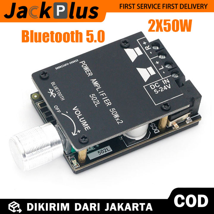 (Dikirim Dari Jakarta) ZK-502L MINI Bluetooth Audio Receiver 5.0 ...