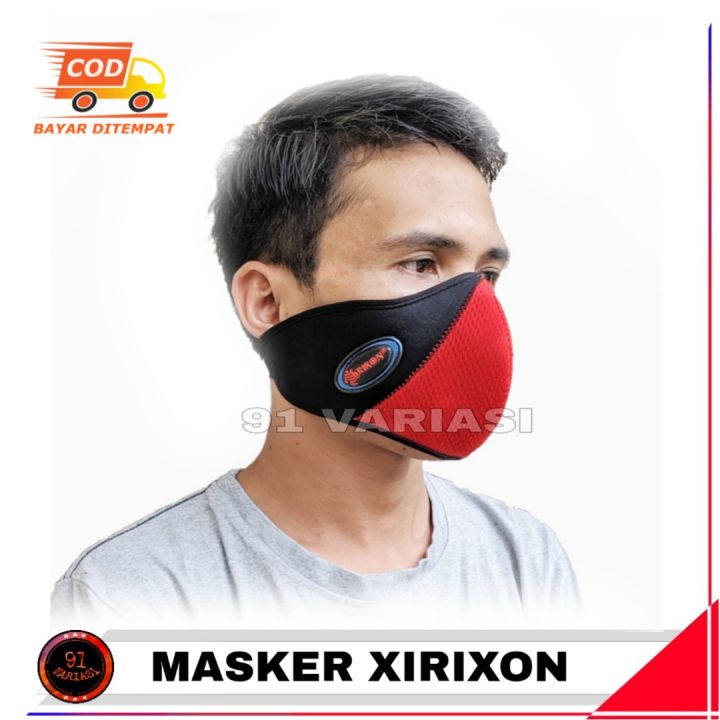 Masker Motor Pria Keren Masker Motor Tebal Touring Cross Trail Penutup ...
